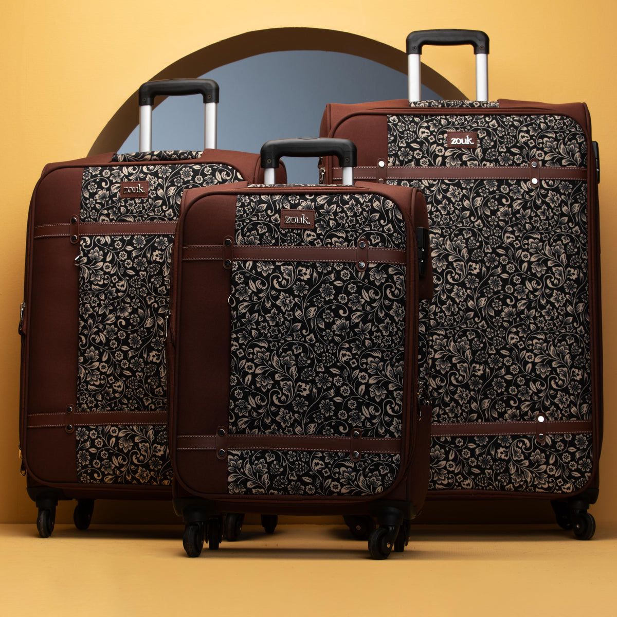 Buy Saira Soft Trolley Bag for Men, Women & Girls Online in India - Zouk