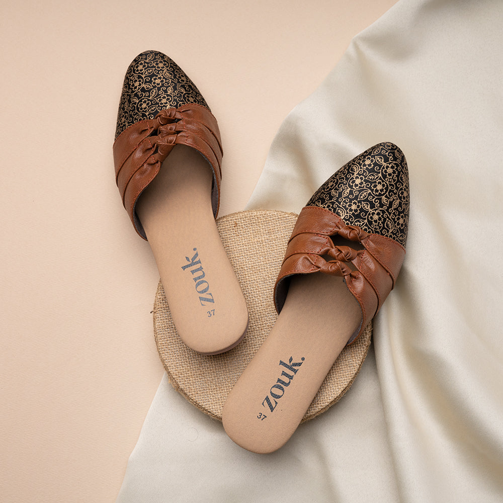 Charminar Jaali Knotted Mule