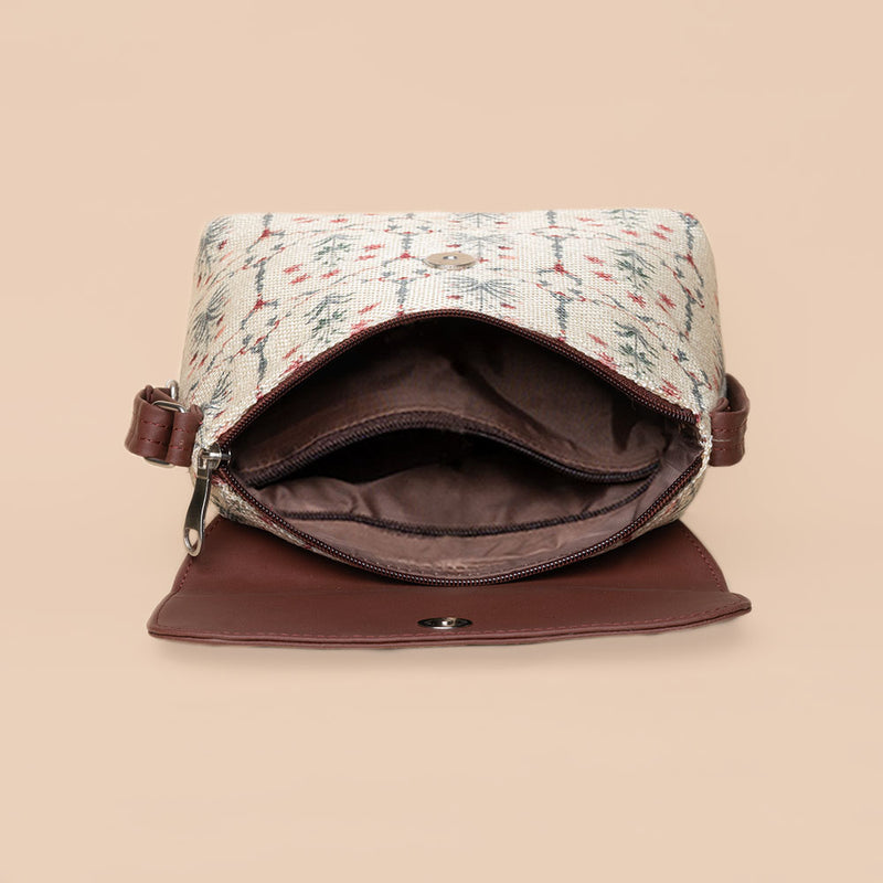 Taj Nakashi Flap Sling Bag